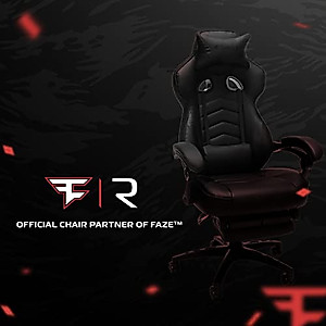 RESPAWN 110 Ergonomic Gaming Chair with Footrest Recliner - Racing Style High Back PC Computer Desk Office Chair - 360 Swivel, Adjustable Lumbar Support, Headrest Pillow, Padded Armrests - 2019 White