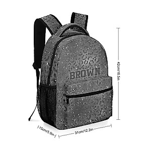XOZOTY Cheerleader Personalized Black Bling Print Backpack Name Casual Bags for Sport Picnic