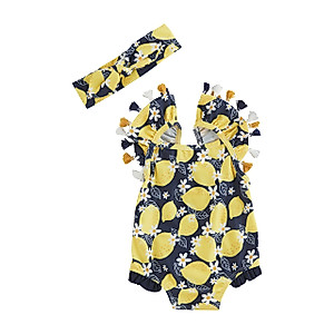 Mud Pie Girls Baby One Piece Swimsuit and Headband Set, Rose, 3-6 Months