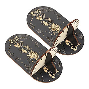 Amosfun 4 pcs Oil Supplies Bed Divination Wiccan Decorative Mount Room Decoration Phrase for Stone Crystals Stones Altar Phase Organizer Gems Wall Delicate Rustic Living Shelf Shelves