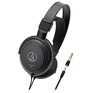 Audio-Technica ATH-AVC200 SonicPro Over-Ear Closed-Back Dynamic Headphones Black, 1/8"