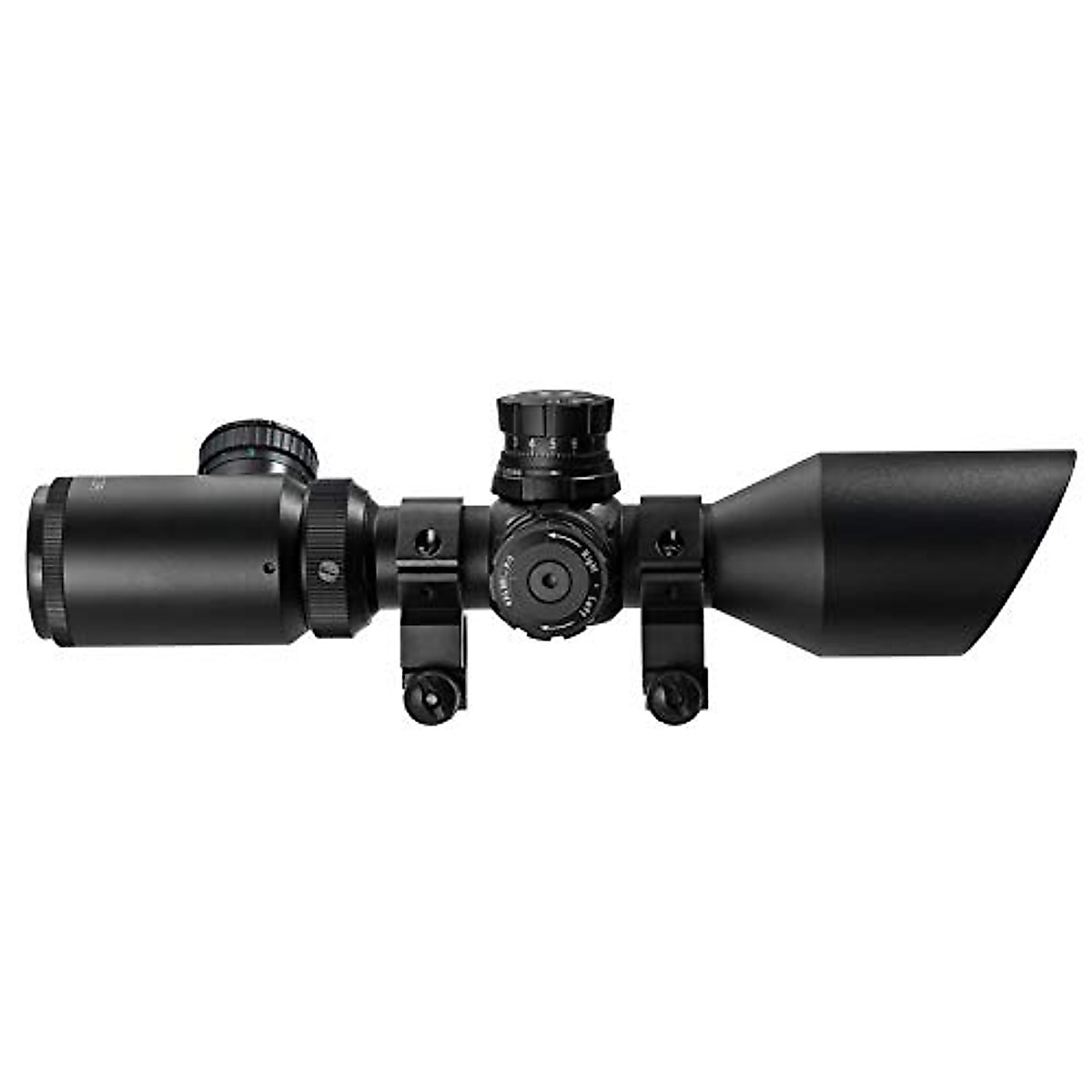 Barska AC11668 3-9x42 2nd Generation Compact Scope with Illuminated Mil-Dot Reticle , Black