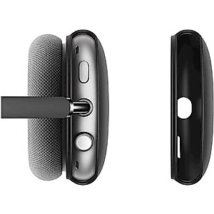SaharaCase Liquid Silicone Cover Case for Apple AirPods Max [Rugged] Headphone Protection Antislip Grip Slim (Black)