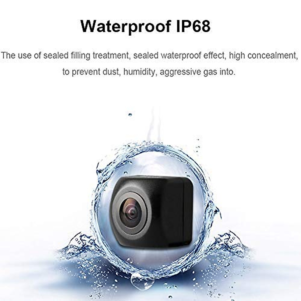Car Backup Rear View Monitors Camera Waterproof HD 170 Degree Auto Fisheye Lens For Toyota Corolla/Altis/Yaris/Verso/Vios/Camry XV50/Highlander/Fortuner (2015-2018)
