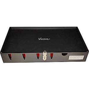 Vincent Countertop Tray Station Organizer 6 (Black)