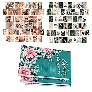 Neutral Wall Collage Kit for Aesthetic Pictures,XFF Cute Photo Bedroom Decorations for Teen Girls,Wall Collage Kit,Aesthetic Posters,Room Decor,Photo Wall,Art,Christmas Gifts(50 pcs 4x6 inch)