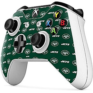 Skinit Decal Gaming Skin Compatible with Xbox One S Controller - Officially Licensed NFL New York Jets Blitz Series Design