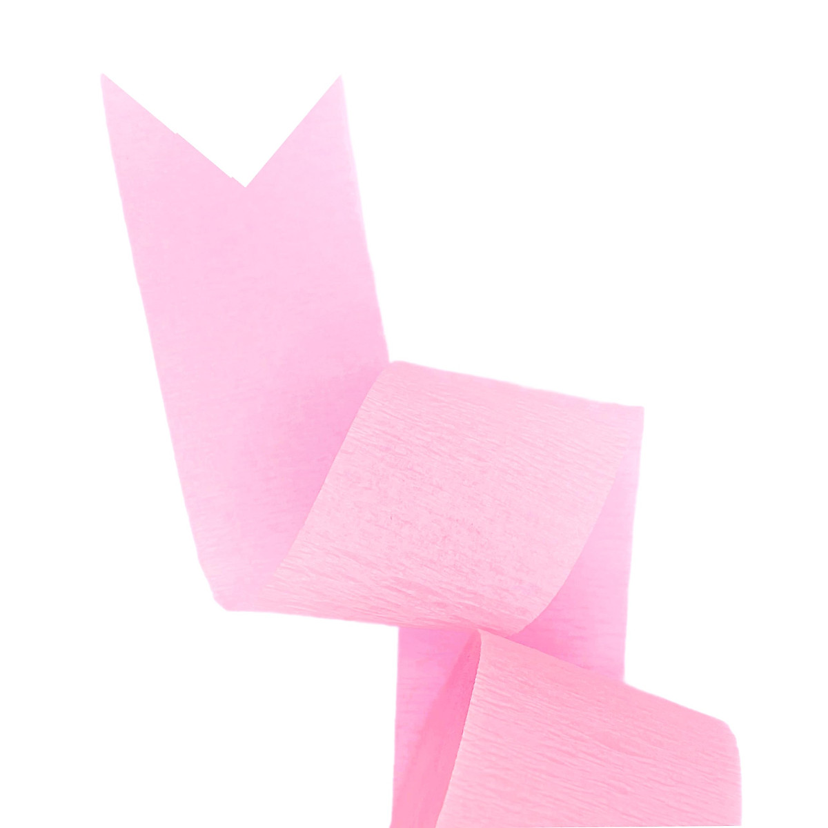 K-Kraft USA-Made Hanging Decorative Crepe Paper Streamers for Birthday, Party, Holiday, School, Wedding, Shower, or Graduation (Pink and Green)