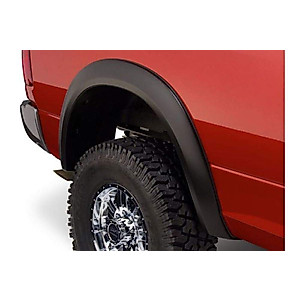 Bushwacker Extend-A-Fender Extended Rear Fender Flares | 2-Piece Set, Black, Smooth Finish | 50036-02 | Fits 2009-2018 Dodge Ram 1500, 2010-2022 2500/3500; 19-22 1500 Classic (Excludes R/T & Rebel)