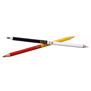Singer 54328 ProSeries Marking Pencils and Tape Measure, Red, Yellow, Blue, White 3 Piece