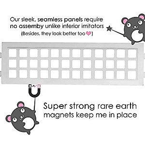 Haus Maus - The Original Laundry Guard - Keeps Laundry from Falling Behind Most Front Loading Washers/Dryers - Magnetic - 50.5" x 21" x 8" - Made in North America