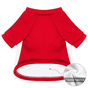 FunnyStar Black Power African Flag Warm Fleece Lined Dog Sweatshirt Pullover Cat Sweater Comfortable Pet Clothes red-style S