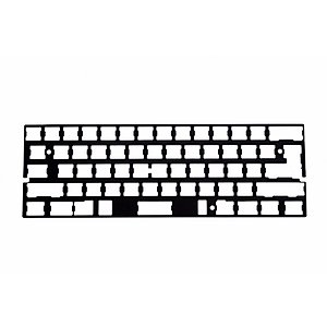 YMDK Universal Anodized Aluminum Plate Positioning Board Plate Support ISO ANSI for GH60 PCB 60% Keyboard DIY