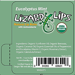 Lizard Lips USDA Certified Organic - 4 Flavor Variety Pack