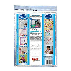 Warm Company Steam-A-Seam 2 Double Stick Fusible Web-9"X12" Sheets 5/Pkg (5517)