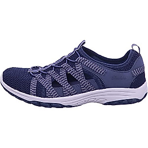 Skechers Modern Comfort Women's Women's Reggae Fest-Happy Getaway Water Shoe, Navy, 7