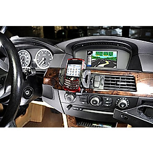 Bracketron Grip-iT Universal Smartphone Air Vent Car Mount Phone Holder Hands Free iPhone X 8 Plus 7 SE 6s 6 5s 5 4s Samsung Galaxy S9 S8 S7 S6 S5 Note Google Pixel 2 XL LG Nexus Sony Nokia PHV-200-BL