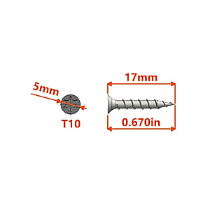 Hidden Fastener for Tongue and Groove Boards - 50ft2 Coverage - Box of 100x Including Screws