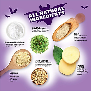 Whimzees by Wellness Halloween Natural Dental Chews for Dogs, Long Lasting Treats, Grain-Free, Freshens Breath, Small Breed, 12 Count