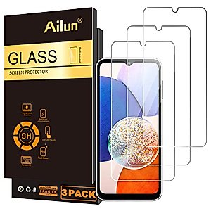 Ailun Screen Protector for Galaxy A14 5G/A13 5G/A12 4G 5G/A12 Nacho/A32 5G/A42/A02/A02S/A03/A03S/A03core/M12 [0.33mm] Tempered Glass 3Pack Ultra Clear Anti-Scratch Case Friendly…