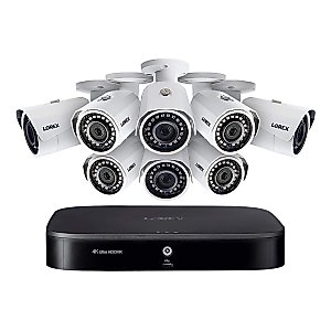 Lorex 4K 8 Channel 2TB DVR with 8 1080P Security Cameras