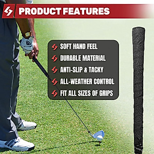 SAPLIZE Golf Grip Wrapping Tapes, 3-Pack Tacky PU Overgrip Tapes, New Regripping Solution for Golf Club Grips, Golf Regripping Wrap Tape