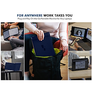 Mobile Pixel Duex Lite 12.5" Full HD USB Mobile Monitor Navy 101-1005P05 , (Renewed)