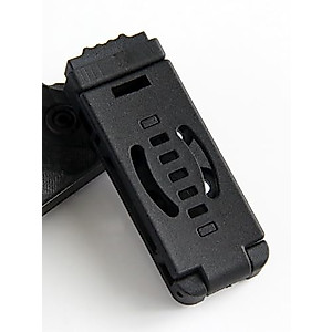 7PCS Nylon Pocket Clip with 14 Sets Screws Fit for K Sheath Knife Case, Deep Carry Back Clip Waist Clip DIY Replacement