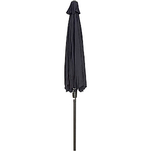 Global Industrial 8-1/2'H Outdoor Umbrella, Olefin, Navy Blue