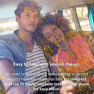 Truth & Love Beauty Lavender Lemon Shampoo Bar for Limp Oily Hair - Sustainable, Plastic Free, Eco-Friendly, Cruelty Free, Organic Natural Ingredients, Zero Waste. 3oz