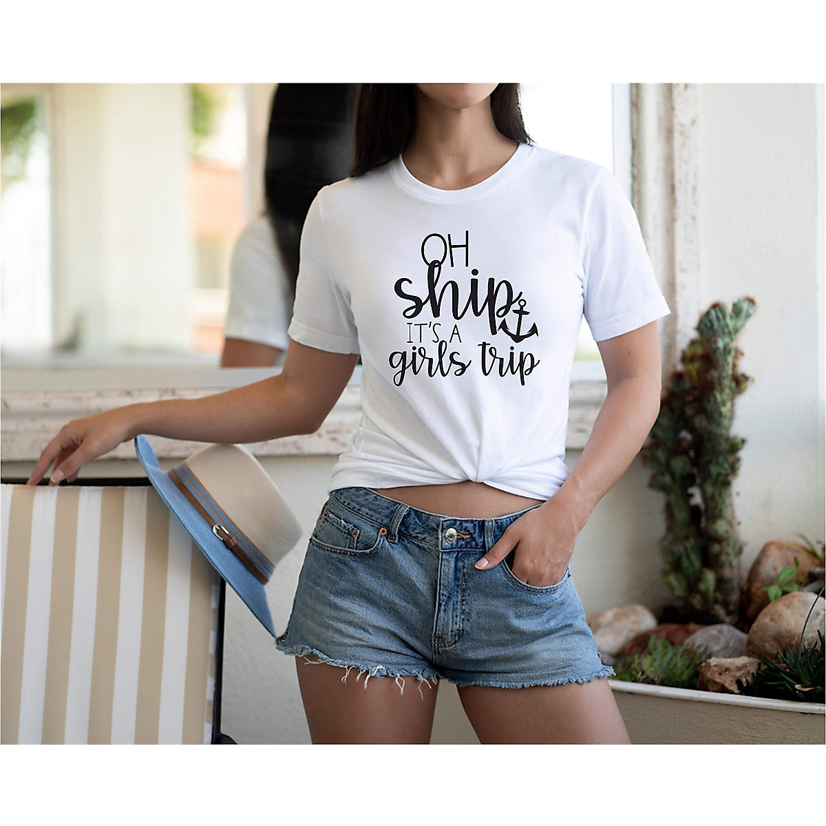 SEC Apparel Iron on Cruise Decals for Clothing, Patch, transfers, Shirts and More. Colors: Blue, White, Metallic, Glitters and More. (Girls Trip)