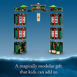 LEGO Harry Potter The Ministry of Magic 76403 Modular Model Building Toy with 12 Minifigures and Transformation Feature, Collectible Wizarding World Gifts