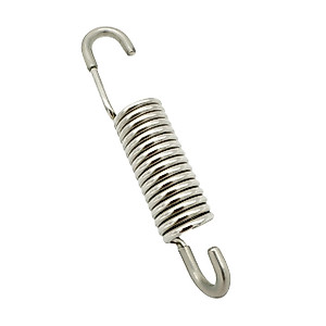 Souldershop 3-5/8 inch Stainless Steel Replacement Recliner Chair Mechanism Furniture Tension Springs Long Neck Style 2.5mm Wire Thickness [3.33'' Inside Hook to Hook] (Pack of 2)