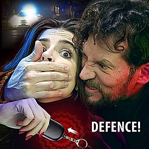 Safe Sound Personal Alarm - 130dB USB Rechargeable Keychain Alarm Self Defense Security Alarm with Mini Emergency LED Light for Women Kids Elderly