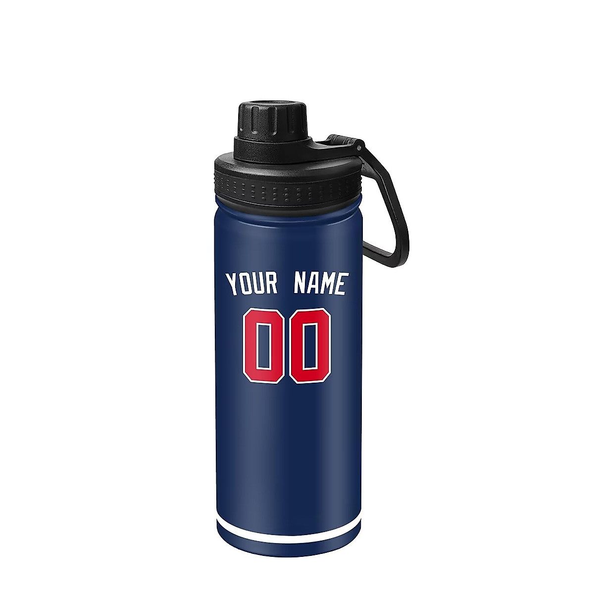 ANTKING Atlanta Tumbler Travel Mug Coffee Cup Custom Name Number for Men Women Youth Gifts