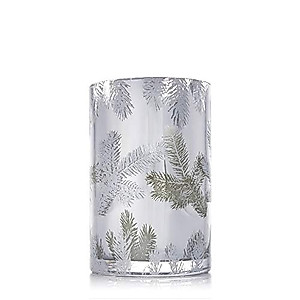 Thymes Luminary Frasier Fir Candle - Scented Candle - Luxury Home Fragrance - Home Decor & Bathroom Accessories - Frasier Fir Pine Scent - Silver Candle - 20 Oz