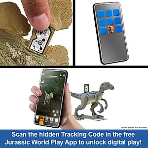 Mattel Jurassic World Strike Attack Guaibasaurus Dinosaur Toy with Single Strike Action, Movable Joints, Action Figure Gift with Physical & Digital Play