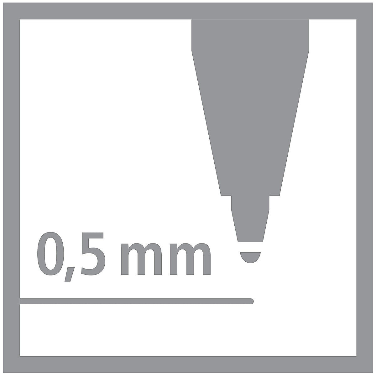 Stabilo 2019/41 Worker Colorful Rollerball Pen Medium 0.8mm Tip 0.5mm Line Blue Ref 2019-41 [Pack of 10]