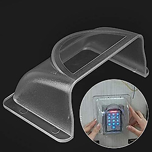 Plastic Rain Cover, Waterproof PV Plastic Rain Cover Waterproof Shell for Door Access Control Keypad Controller Rainproof Cover Sell Protector,Ring doorbell Cover