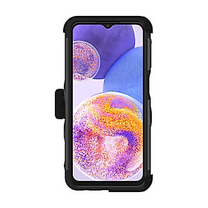 ZIZO Bolt Bundle for Galaxy A23 5G Case with Screen Protector Kickstand Holster Lanyard - Black