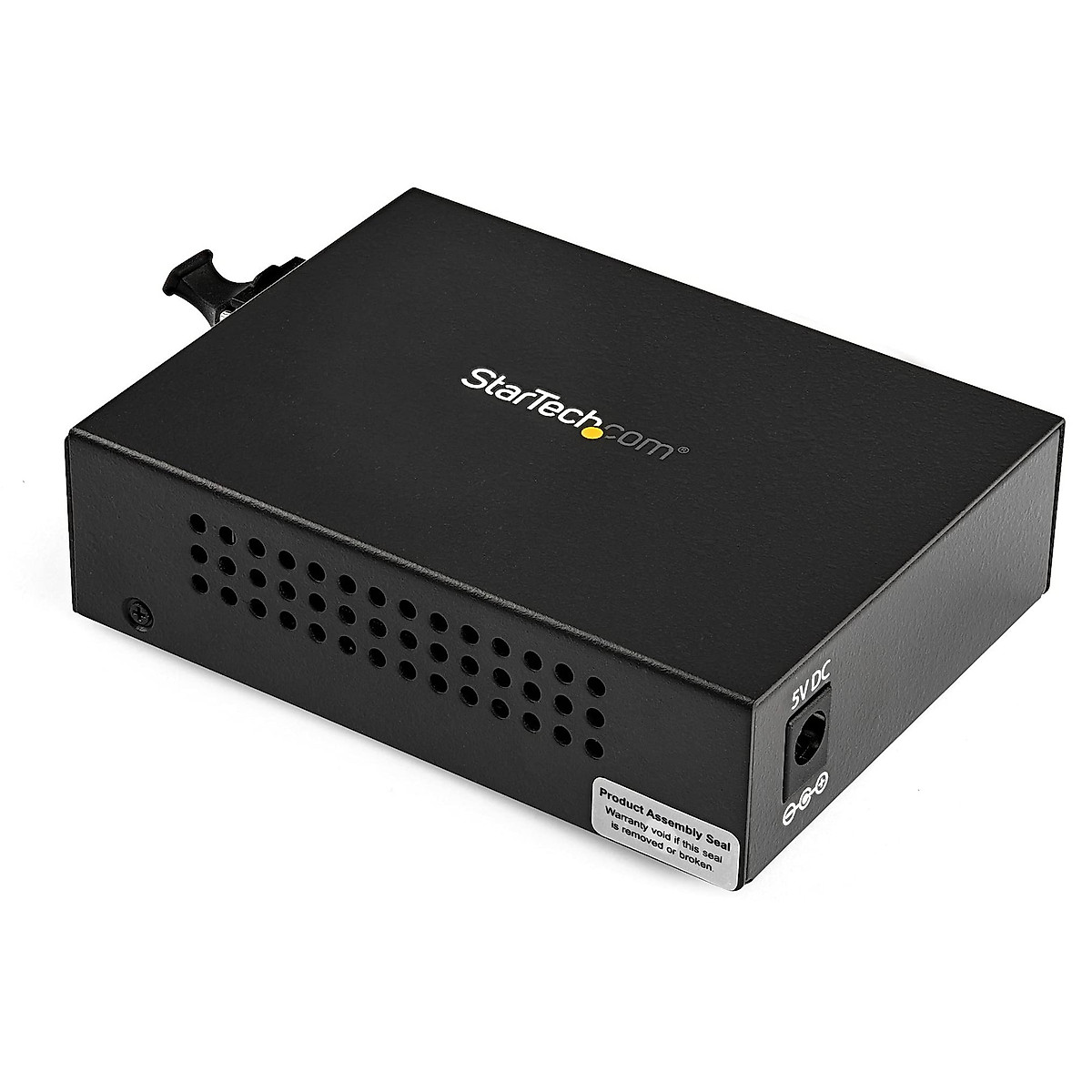 StarTech.com Multimode (MM) LC Fiber Media Converter for 10/100/1000 Network - 550m - Gigabit Ethernet - 850nm - with SFP Transceiver, TAA (MCM1110MMLC)