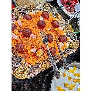 Forks and Spoons 12 Pieces Stainless Steel Cutlery Silverware Flatware Tableware Set Dishwasher Safe Rust and Heat Resistant