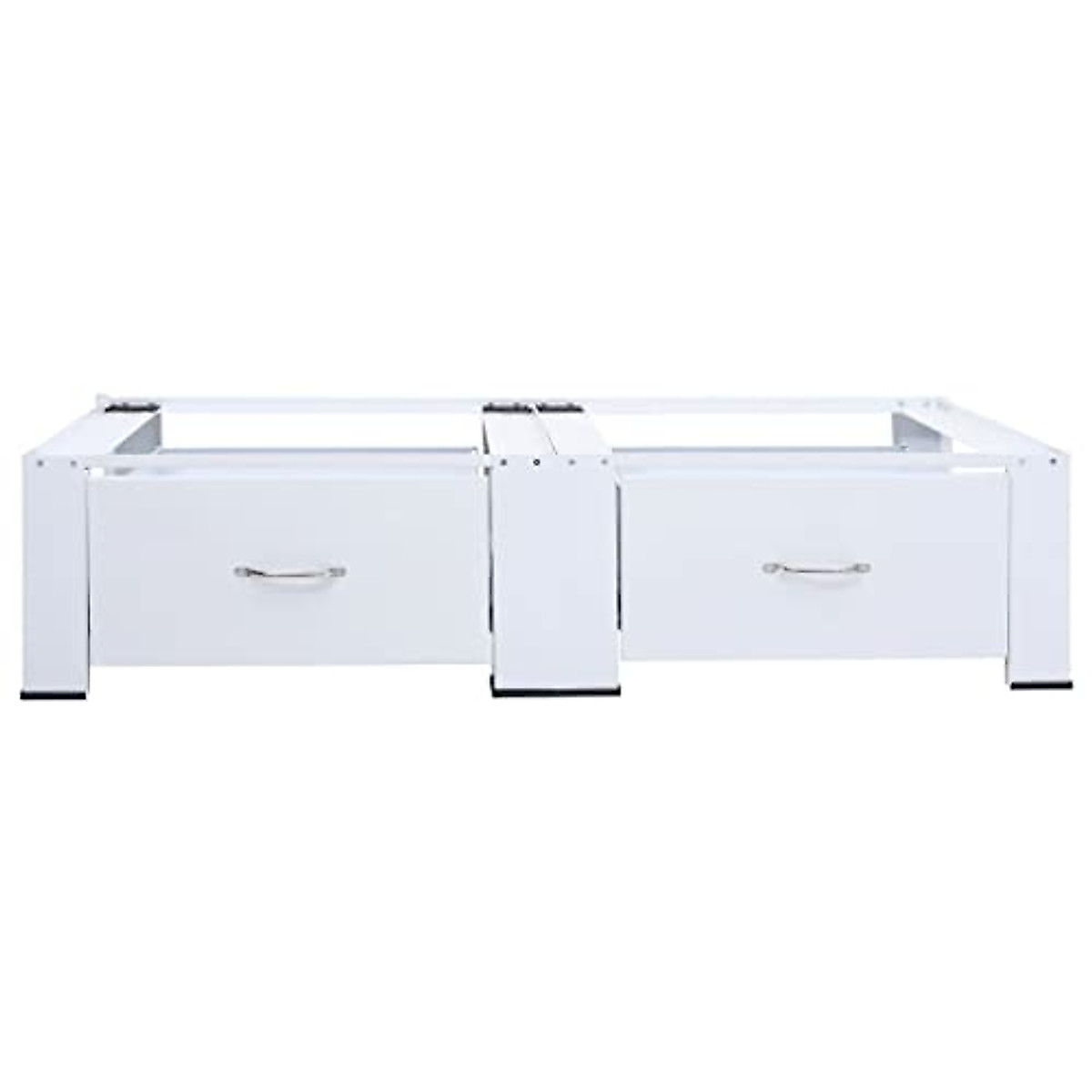 CHARMMA Washing Maching Stand,Double Washing Machine Pedestal Base Stand With Storage Drawers Stand Base For Dryers, Refrigerators, Home Appliances Mini Fridge Raiser 54.5"x 27.2"x 12.8"(WxDxH)