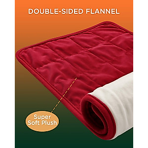 Comfytemp Weighted Heating Pad for Period Cramps & Back Pain Relief, Birthday Gifts for Women Mom Wife, FSA/HSA Eligible 2.2lb Electric Heating Pad, XL Heat Pad for Neck/Shoulder with 9 Heat Settings