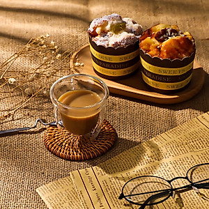 2 oz Espresso Glass Cups Set of 8, Double Wall Espresso Shot Glasses Clear Insulated Coffee Mug for Espresso Cappuccino Latte