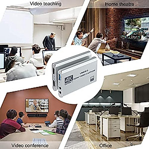 Video Capture Card 4K 1080P 60FPS, USB 3.0 HDMI Video Capture Device, HD Game Capture Card for Streaming, Work with PS4/PS5/Xbox/PC/Mac Windows 10/11