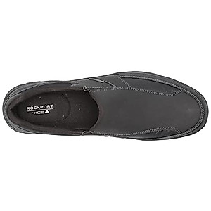 Rockport Men's Get Your Kicks Slip-On Black Loafer 9.5 W (EE)-9.5 W