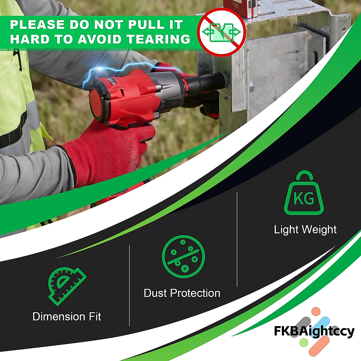 49-16-2960 Protective Boot Compatible with Milwaukee M18 Fuel Mid-Torque Impact Wrench Protective Boot for Milwaukee 2960-20 2962-20 2962P-20 Assembly Accessories Part