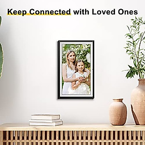 16 Inch Large Digital Picture Frame 32GB, WiFi Digital Photo Frame 1920*1080 IPS FHD Touch Screen, Smart Electronic Picture Frame, Auto-Rotate, Wall-Mountable, Send Photos via App/Email from Anywhere