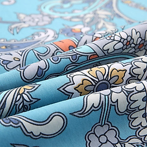 YUDACHU Futon Floor Mattress Cover with Zipper, Cotton Japanese Futon Cover Full Size, Machine Washable Soft Skin-Friendly Tatami Mattress Cover for Dust Protection